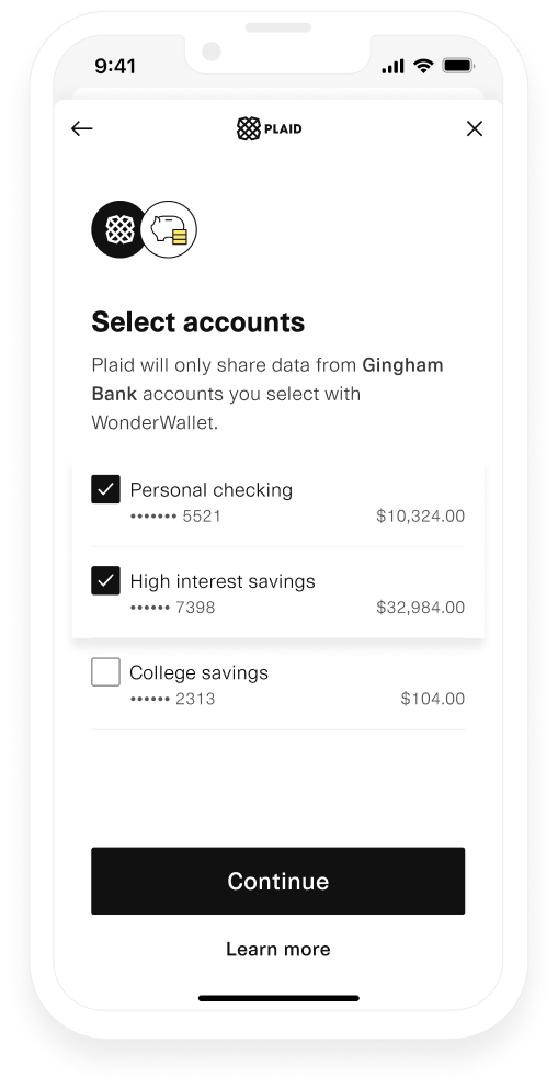 Link - Customizing Link | Plaid Docs